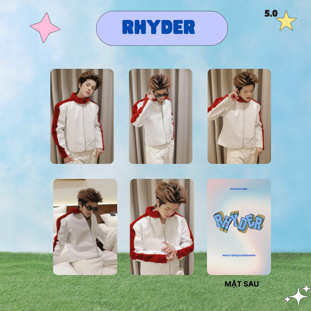 [SẴN] BST Card bo góc RHYDER 19 - Card Bo Góc Unofficial - Cán nhám 2 ...