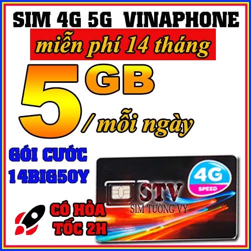 Sim 4G 5G Vinaphone D500, D219 , 12TD49, 14big50y, u1500 trọn gói 1 năm không nạp tiền | Shopee ...