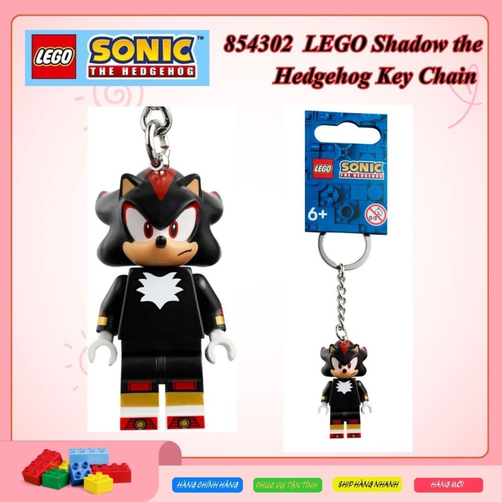 854302 LEGO Shadow the Hedgehog Key Chain - Móc khóa | Shopee Việt Nam