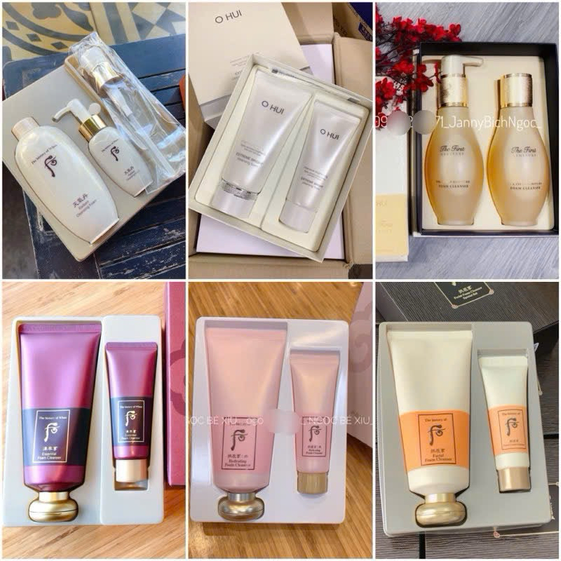 [CHUẨN AUTH] SET SỮA RỬA MẶT VÀ TẨY TRANG OHUI - WHOO - SUM | Shopee ...