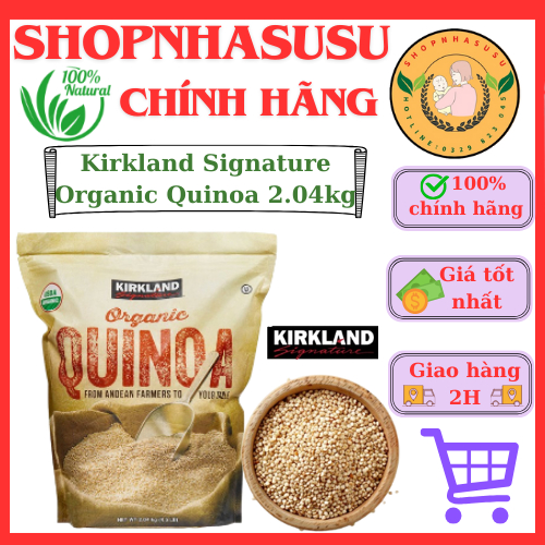 Hạt diêm mạch Kirkland Signature Organic Quinoa 2.04kg | Shopee Việt Nam
