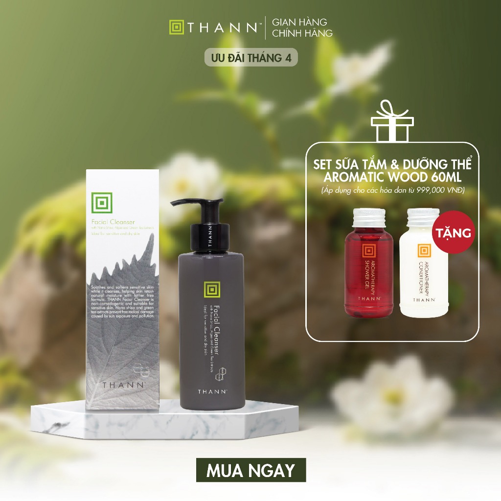 Sữa rửa mặt THANN Shiso Facial 200ml | Shopee Việt Nam