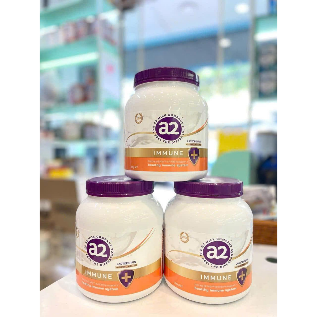 Sữa tươi nguyên kem dạng bột a2 immune 900gr bổ sung lactoferrin hương ...