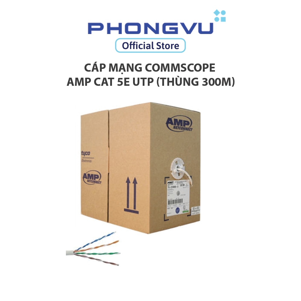 Cáp Mạng CommScope AMP cat 5e UTP (Thùng 305m) | Shopee Việt Nam