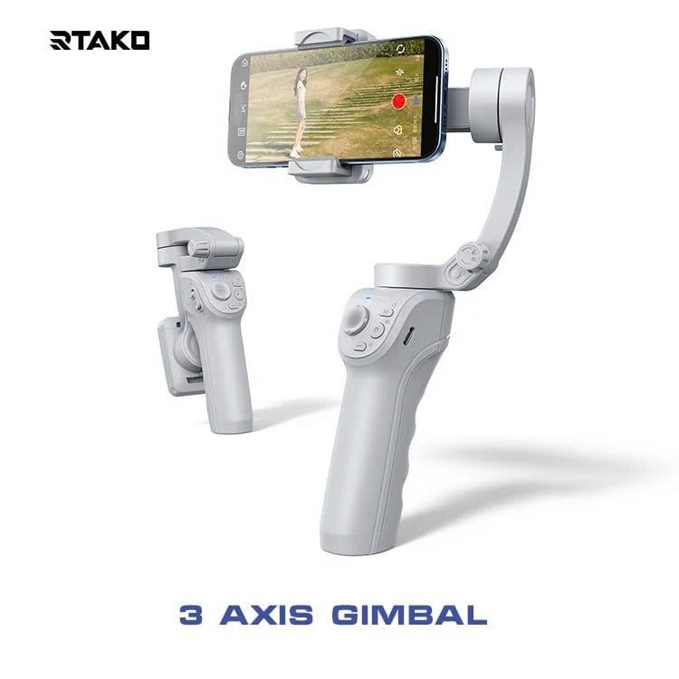 Tay Cầm Chống Rung Mini RTAKO Three-Axis Gimbal Stabilizer (3600mAh) | Shopee Việt Nam