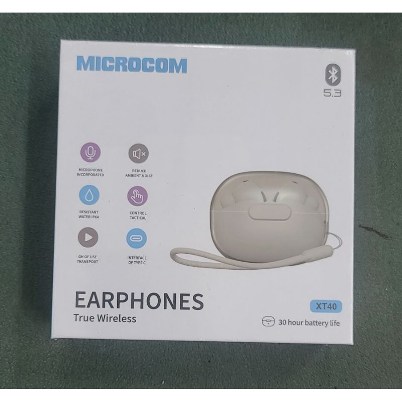 Tai nghe bluetooth v5.3 XT40 của MICROCOM có mic chính hãng! (tai nghe không dây) | Shopee Việt Nam