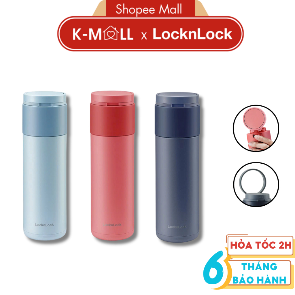 Bình giữ nhiệt LocknLock Hidden Moon LHC3275 dung tích 490ml, 3 màu, có quai xách - K-MALL ...