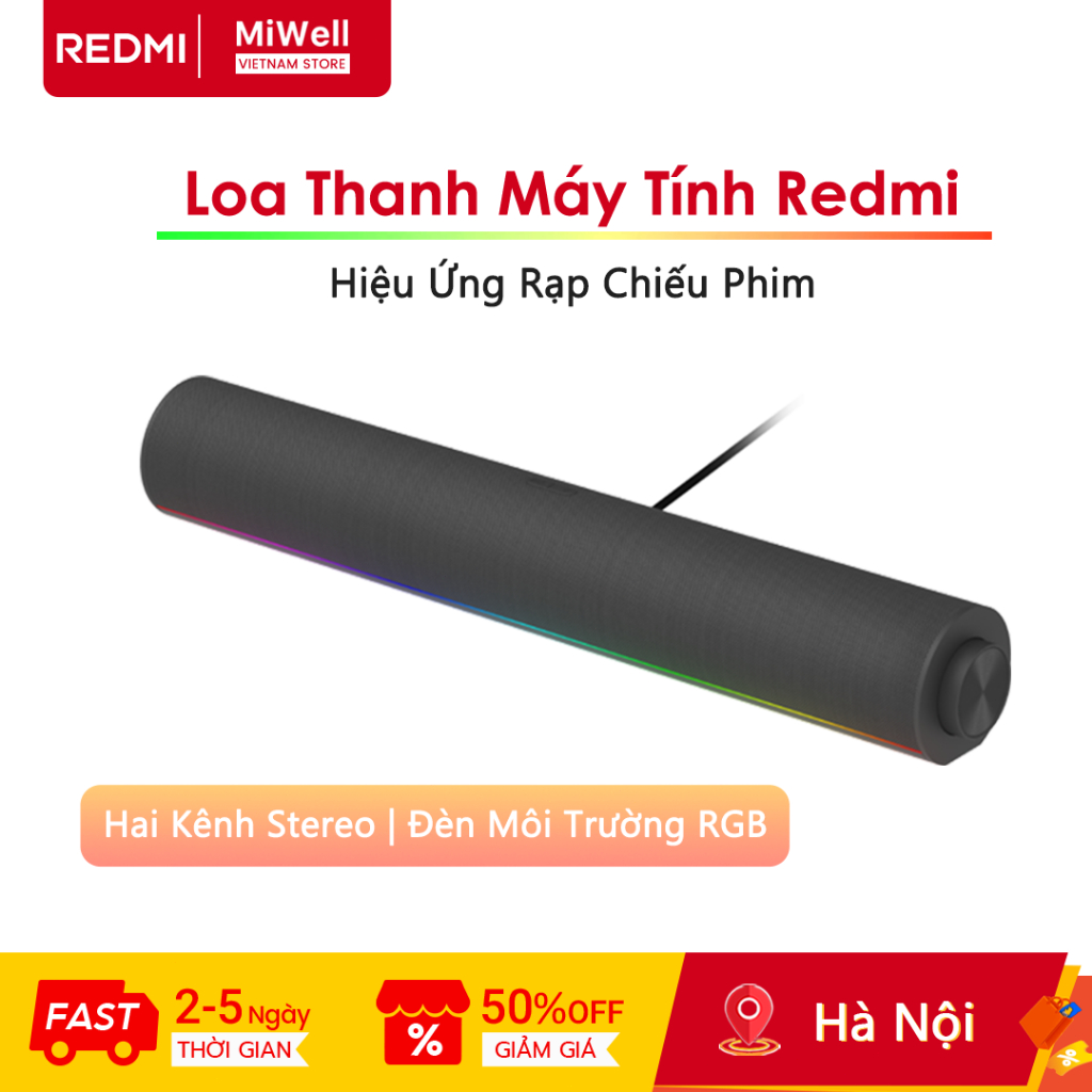 Xiaomi Redmi Loa Bluetooth Máy Tính Dual Track Với Đèn Khí Quyển RGB ...