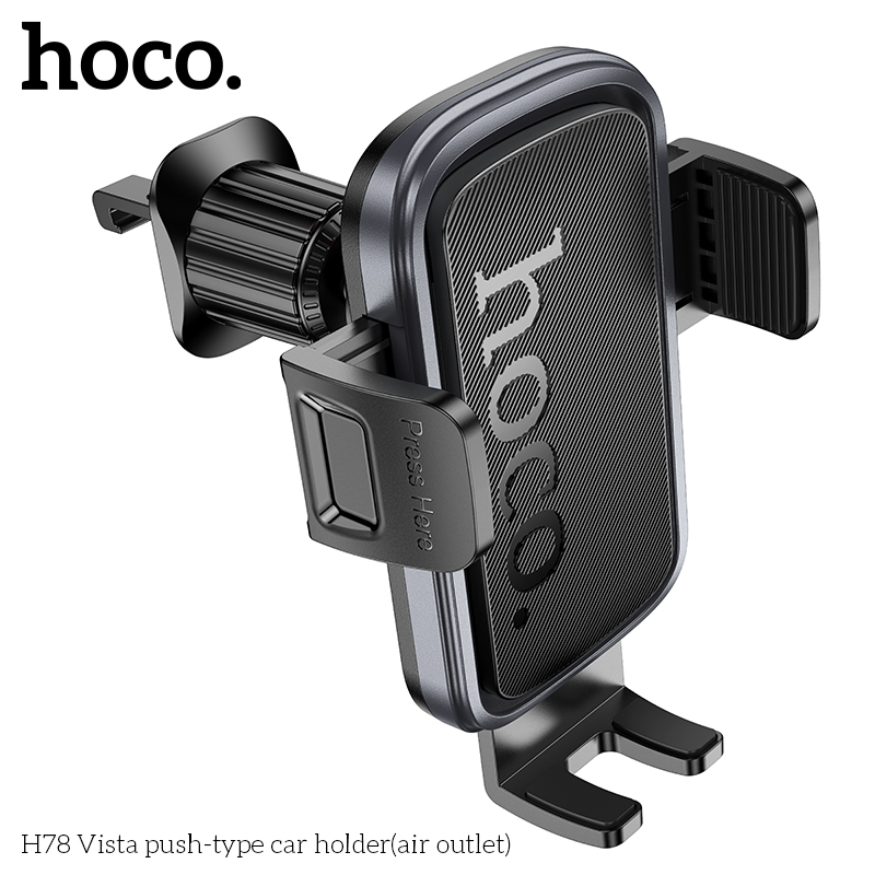 Giá đỡ điện thoại Hoco H78 gắn cửa gió xe ô tô, dùng cho kích thước từ ...