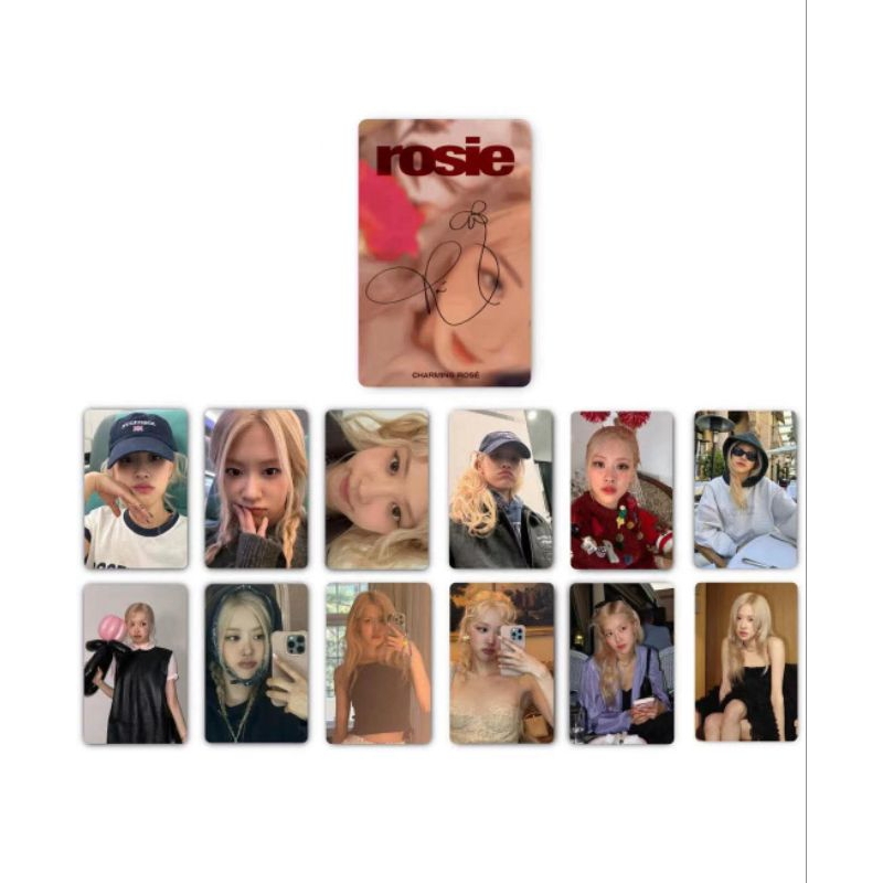 [Official-fansite/hàng sẵn] Tổng hợp card Blackpink Rosé dưới 60cá (đọc ...