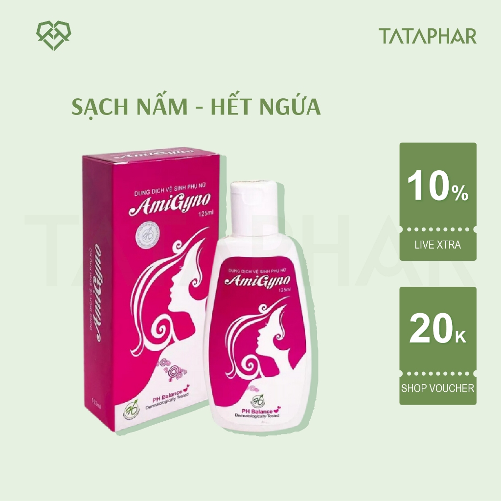 Dung dịch vệ sinh phụ nữ AmiGyno - Làm sạch, khử mùi, dịu nhẹ (Che tinh ...