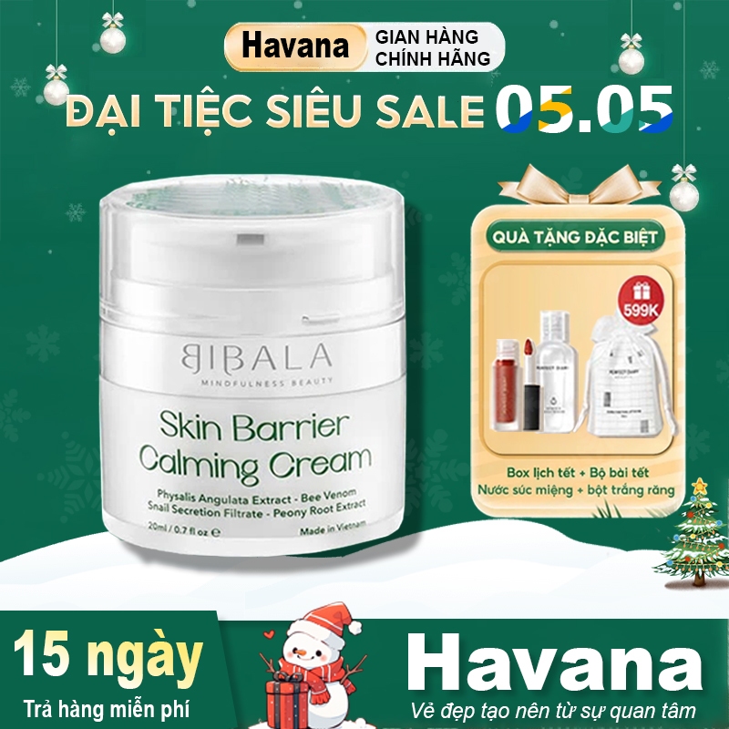 Kem Dưỡng Bibala Phục Hồi, Lành Thương Giảm kích Ứng SKIN BARRIER CALMING CREAM 20g | Shopee ...