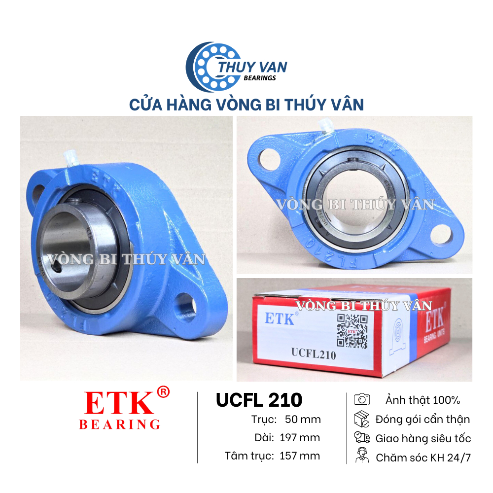 Gối đỡ vòng bi bạc đạn UCFL 210 hãng ETK | Shopee Việt Nam