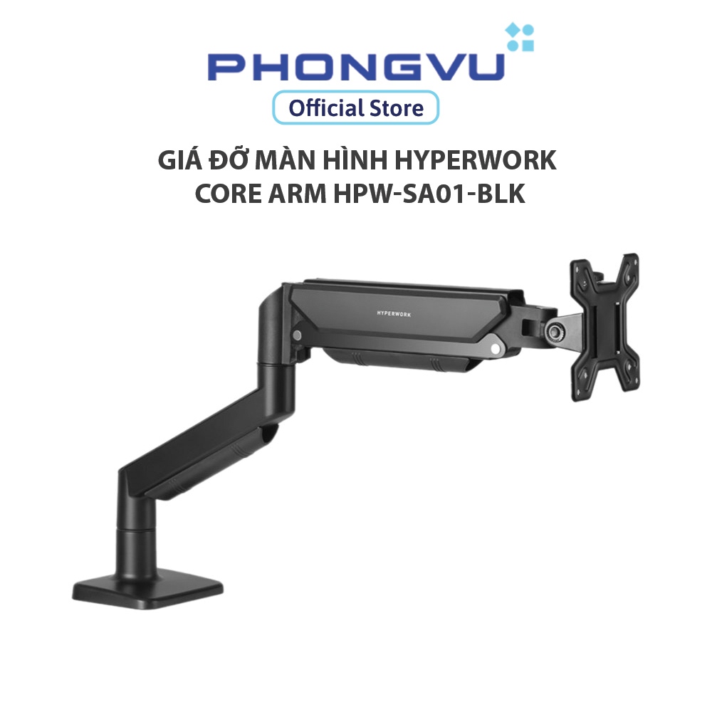 Giá đỡ màn hình HyperWork Core Arm HPW-SA01-BLK - Bảo hành 24 tháng ...