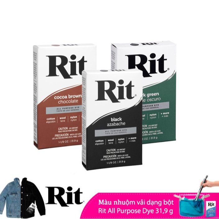 [PM] Rit bột nhuộm vải tự nhiên - Rit dye power all purpose 31.9g ...
