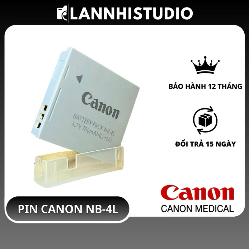 Pin / Sạc Canon NB-4L zin theo máy | Shopee Việt Nam