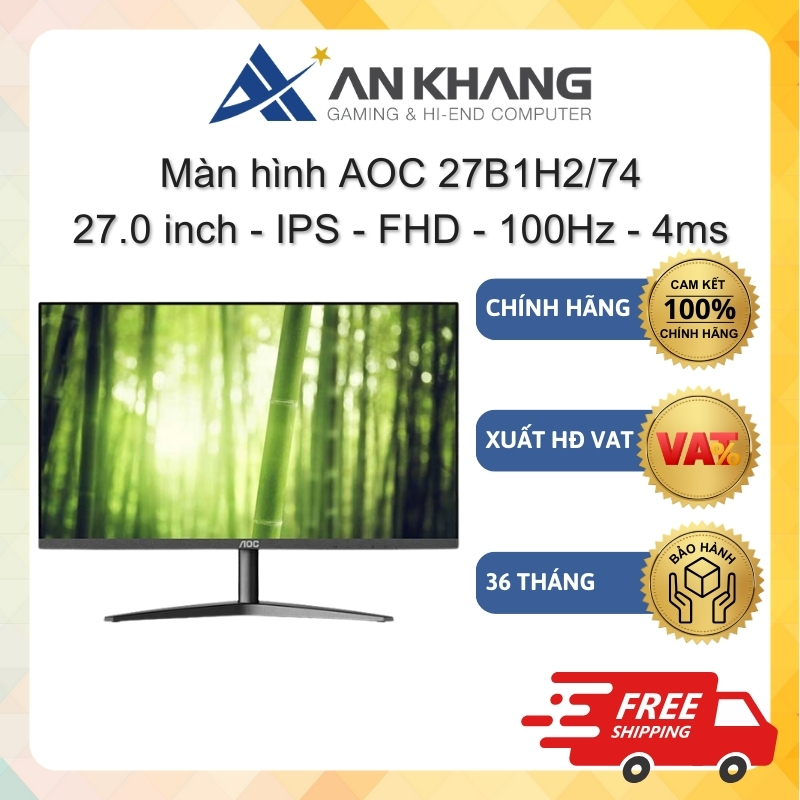 Màn hình AOC 27B1H2/74 (27.0 inch - IPS - FHD - 100Hz - 4ms - HDMI ...