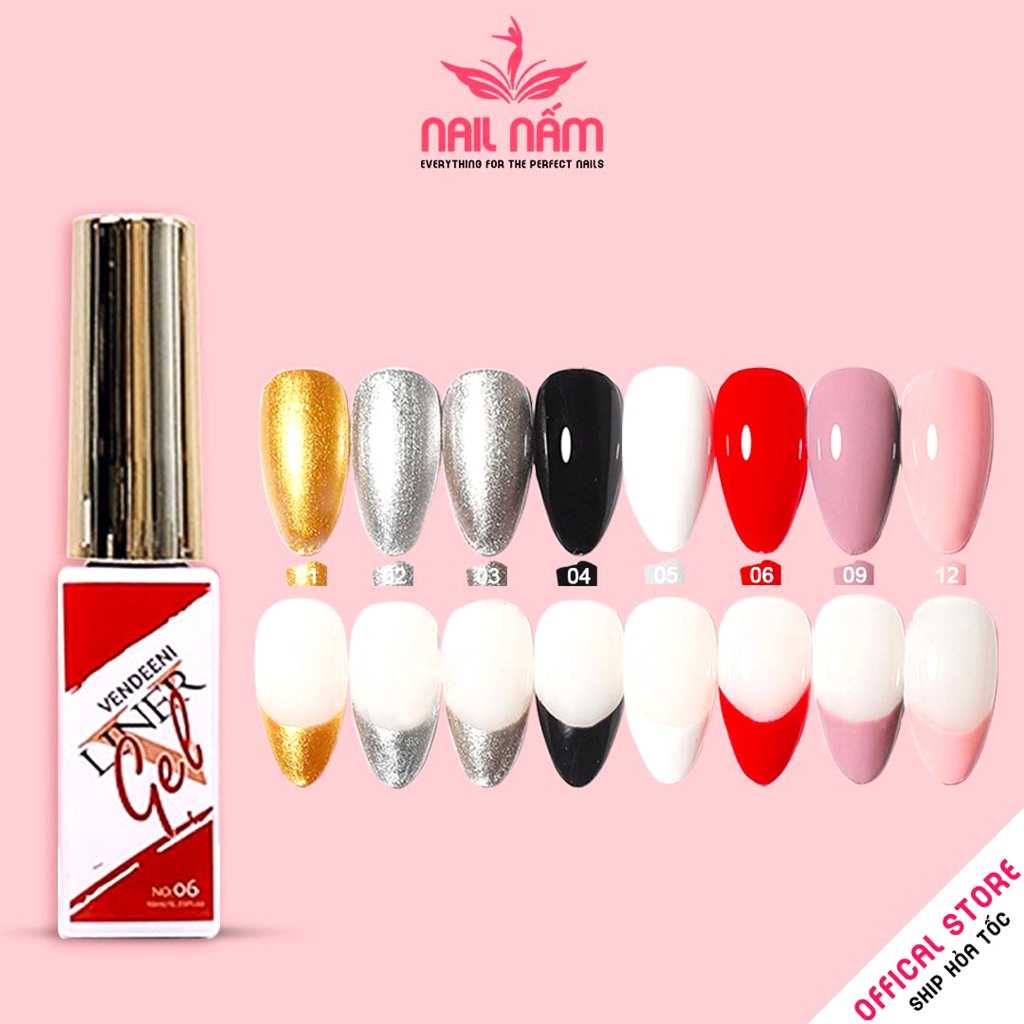 Gel vẽ cọ nét Vendeeni siêu đặc chai 12ml | Shopee Việt Nam