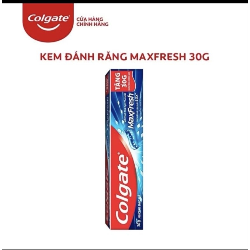 Kem đánh răng Colgate maxfrest tuýp 30g du lịch tiện dùng | Shopee Việt Nam