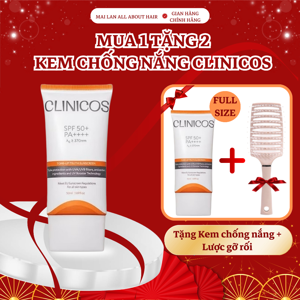[MUA 1 TẶNG 2] KEM CHỐNG NẮNG CLINICOS TRUTH SUNSCREEN SPF 50 PA ...