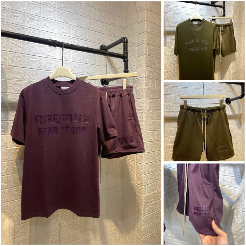 Bộ Fear Of Gold Essentials Logo Dập Nổi Cao Su Cao Cấp - Sét Essentials ...