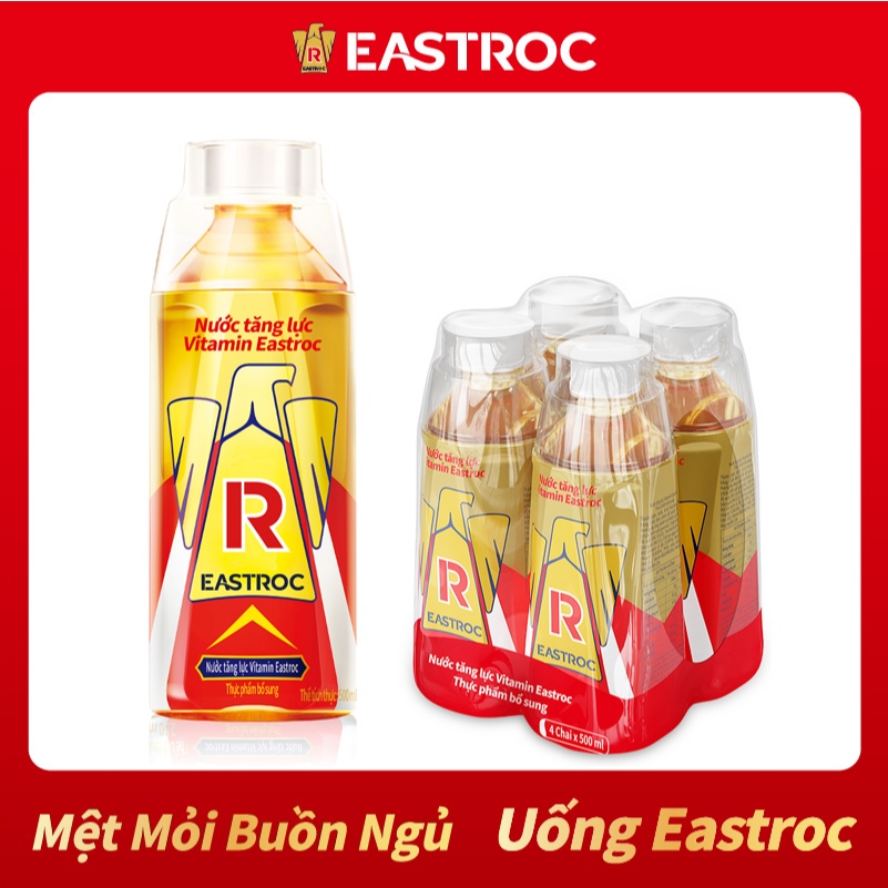 4 Chai Nước Tăng Lực Eastroc Vitamin (500ml/chai) | Shopee Việt Nam