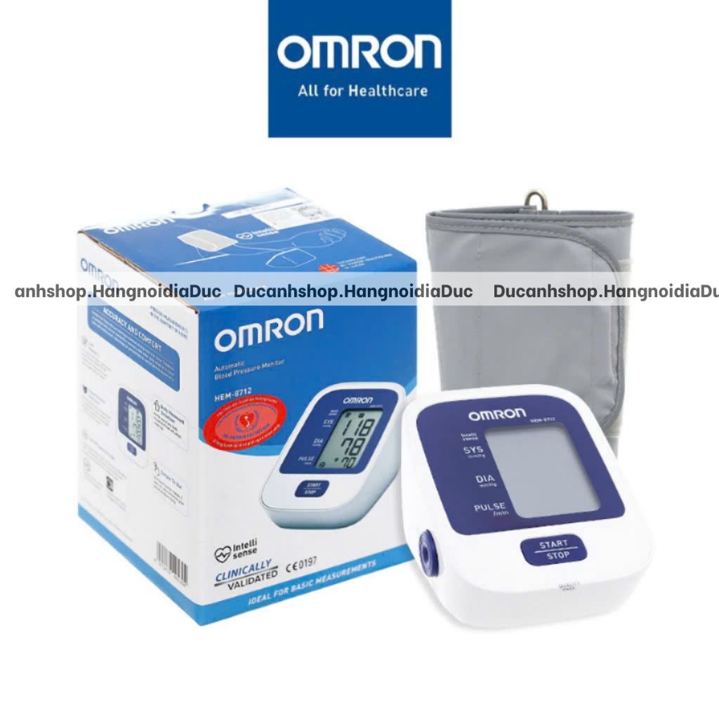 Máy đo huyết áp tự động OMRON HEM-8712 bảo hành chính hãng 5 năm ...