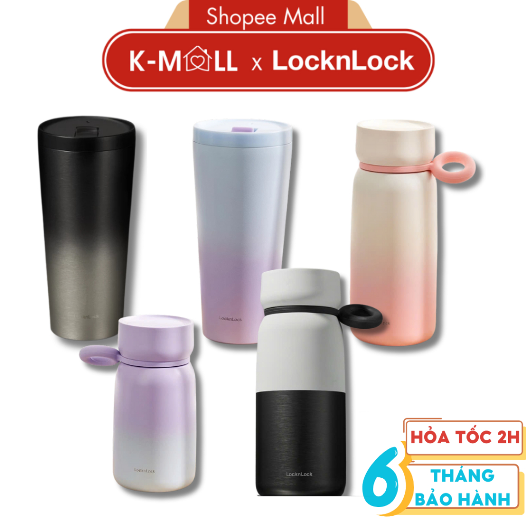 Ly giữ nhiệt LocknLock Metro Studio Gradation LHC4279 540ML, LHC4361 350ML, LHC4362 480ML Thép ...