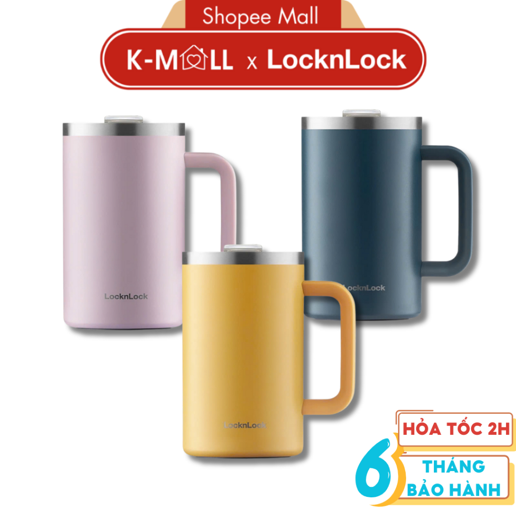 Ca giữ nhiệt LocknLock Flat Table Mug LHC4320 dung tích 730ml, 3 màu ...