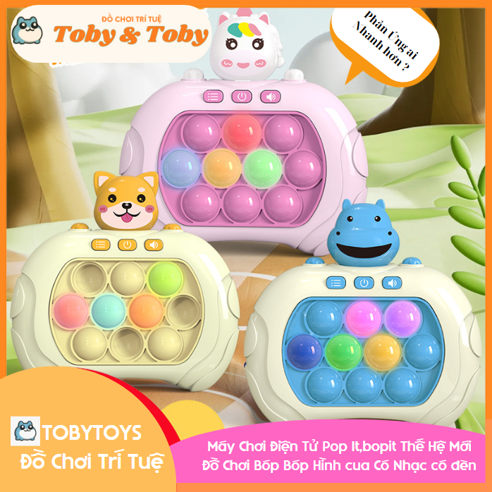 Máy Chơi Điện Tử Pop It,bopit Thế Hệ Mới Đồ Chơi Bóp Bóp Hình cua Có ...