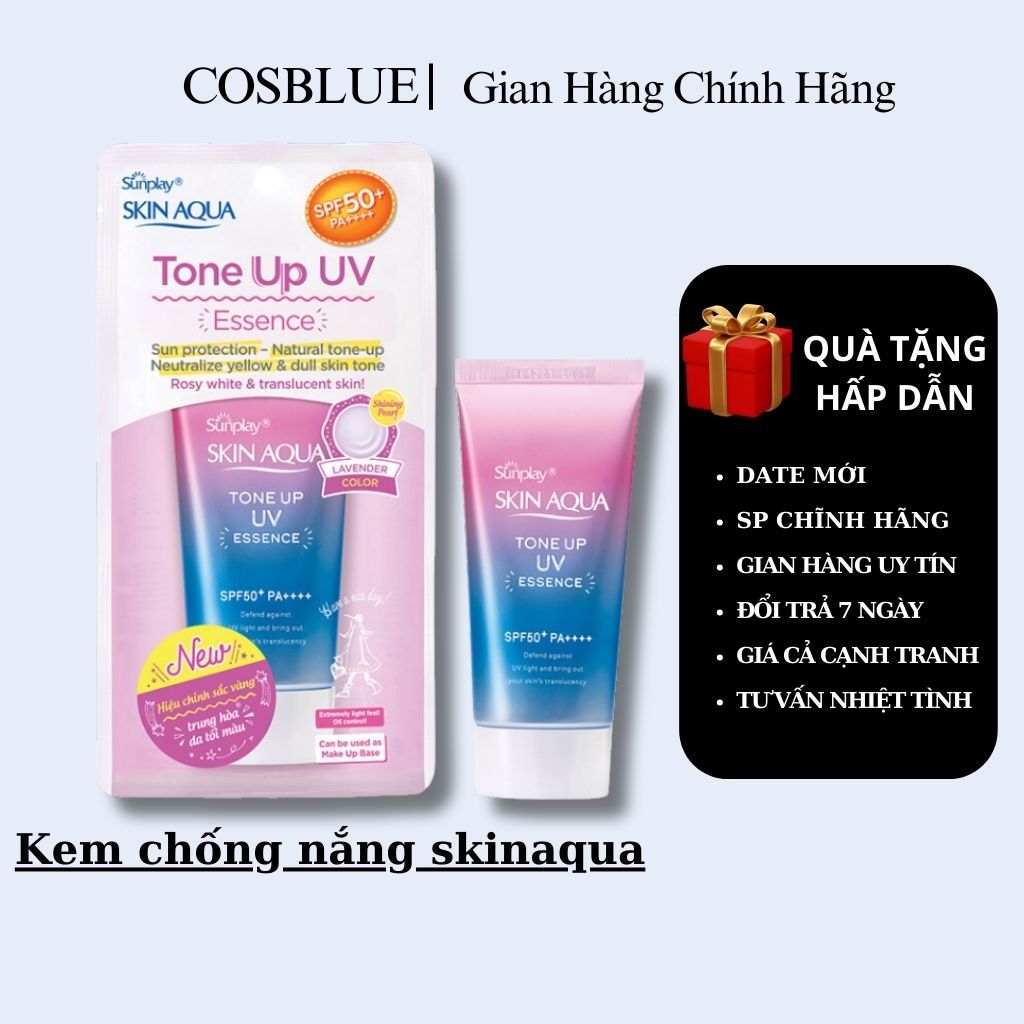 Kem Chống Nắng Skin Aqua Sunplay Skin Aqua Tone Up UV 80g Chính Hãng (Hàng Nhật) | Shopee Việt Nam