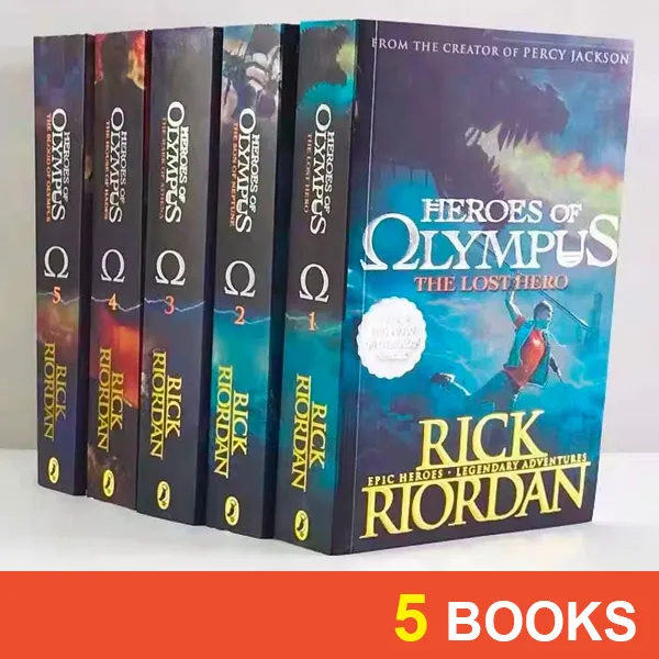 Truyện tiếng anh Heroes of Olympus Complete Collection 5 Books nhập ...