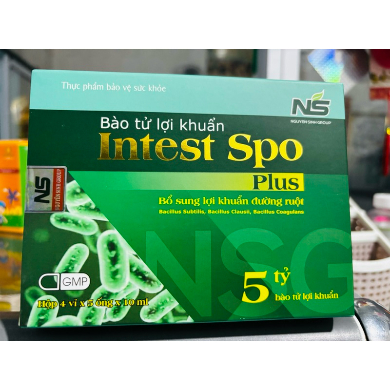 BÀO TỬ LỢI KHUẨN Intest Spo Plus hộp 20 ống | Shopee Việt Nam