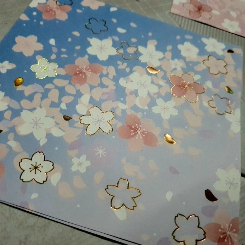 Giấy Gấp Origami Hoa Anh Đào Nhật Bản 15x15cm (80Gsm) | Shopee Việt Nam