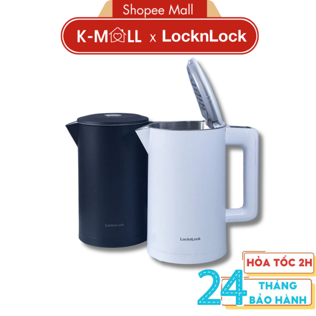 Ấm Đun Siêu Tốc LocknLock Digital Electric Kettle EJK226 Dung Tích 1.7L ...