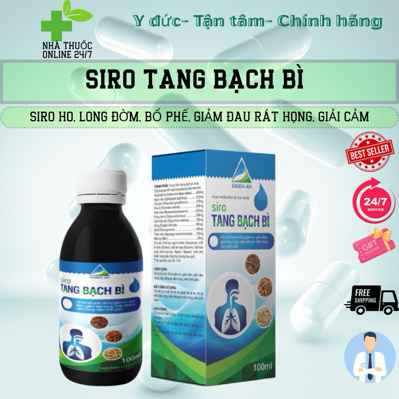 [ CHÍNH HÃNG ] Siro Ho Tang Bạch Bì (100ml) | Shopee Việt Nam