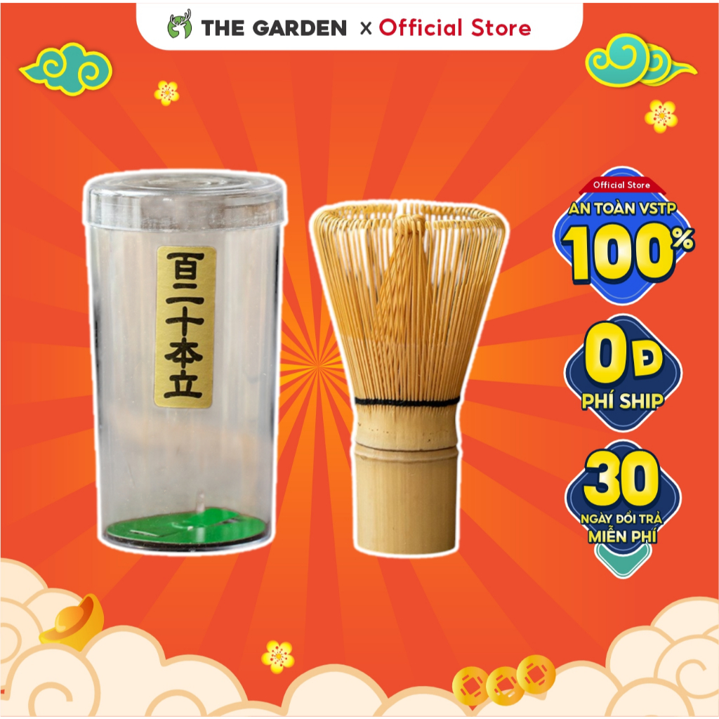 Chổi chasen đánh trà xanh matcha phong cách Nhật Bản THE GARDEN IGWT chất liệu tre cao cấp 80 ...