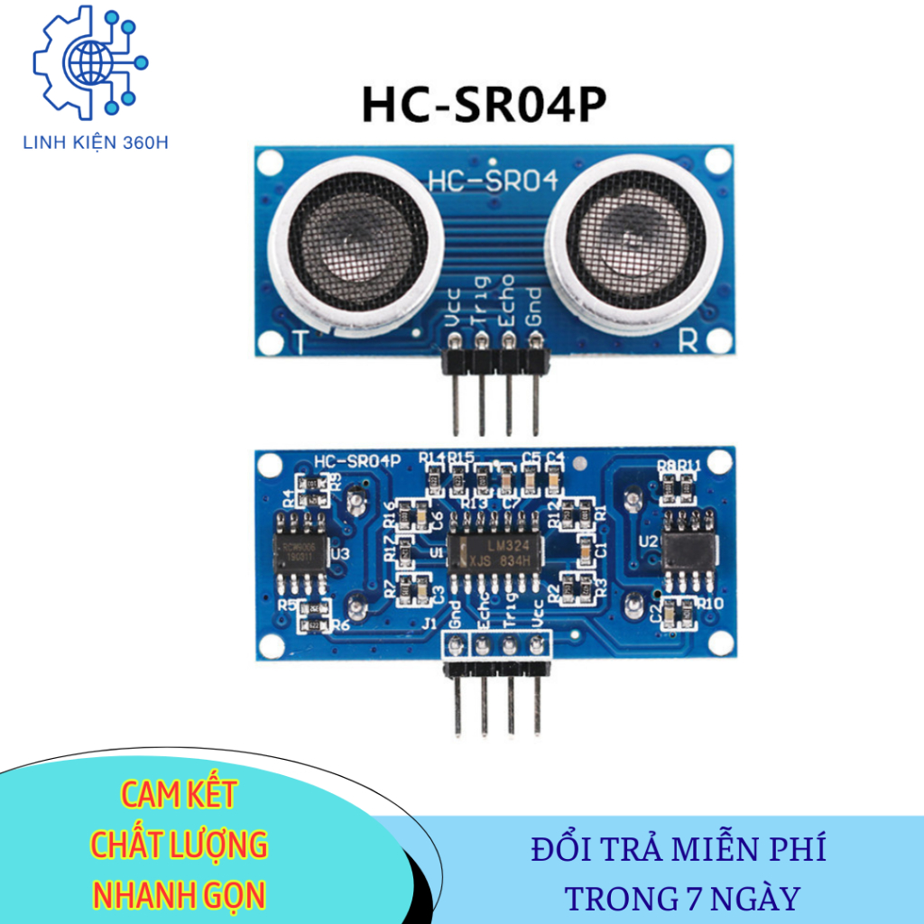 MODULE CẢM BIẾN SIÊU ÂM HC-SRF04, HY-SRF05 | ĐO KHOẢNG CÁCH CHÍNH XÁC ...