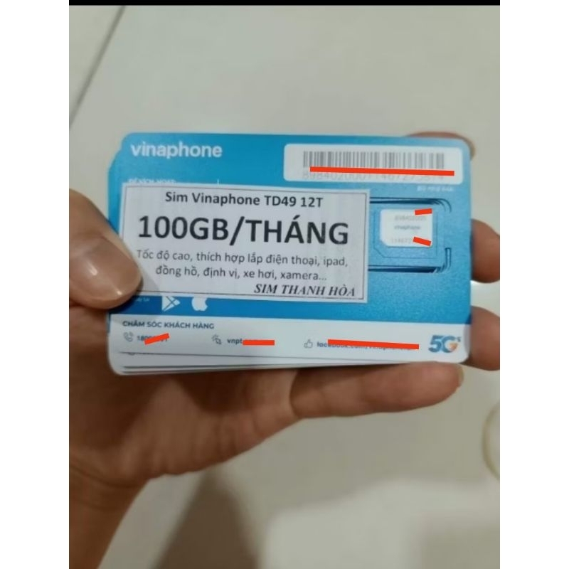 SIM VINAPHONE 12TD49 NGUYÊN KÍT [CÓ ESIM] | Shopee Việt Nam