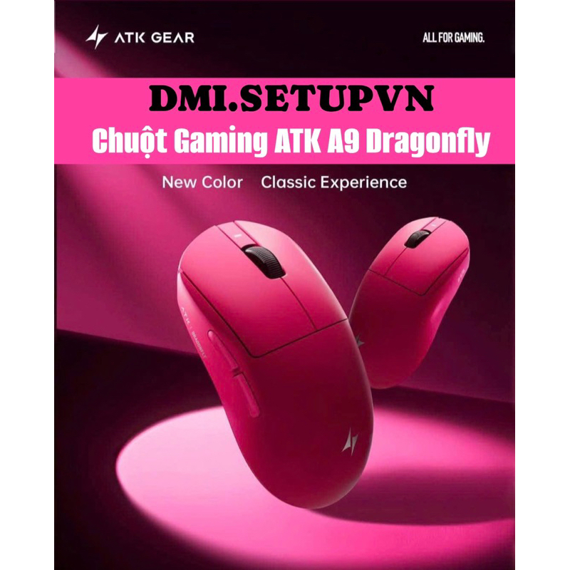 🐉 [HOẢ TỐC] CHUỘT GAMING ATK A9 DRAGONFLY SERIES SE | A9 | Plus | Pro | Ultra – Siêu Nhẹ | Cảm ...