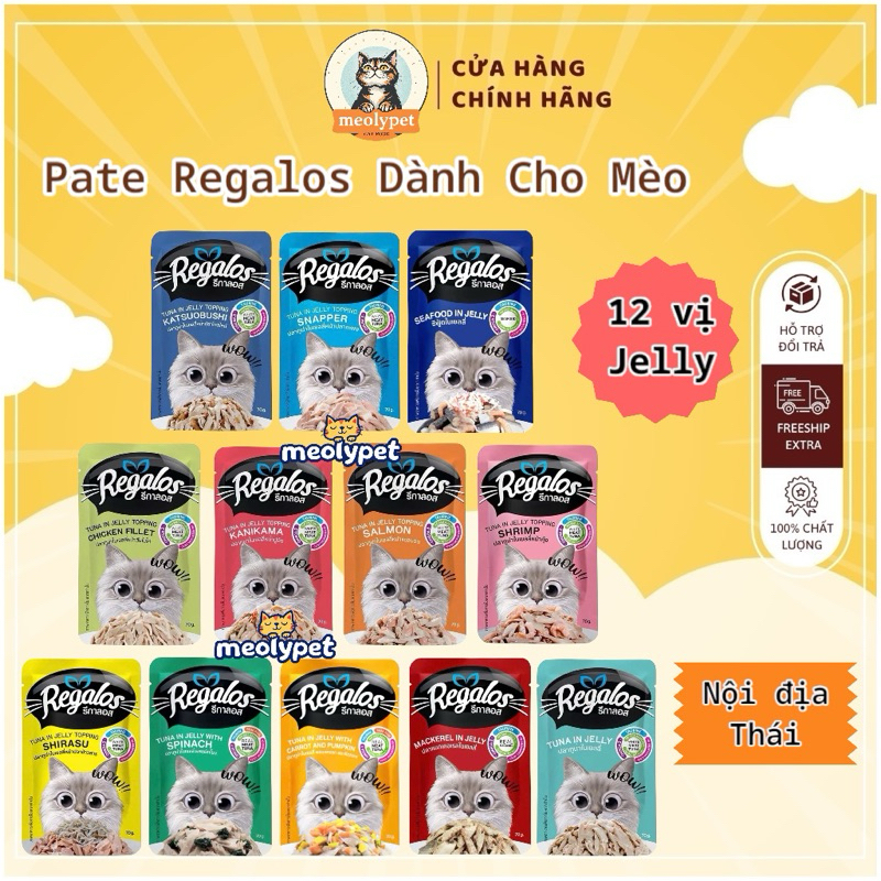 Pate Regalos Dành Cho Mèo Kén Ăn - 70G | Shopee Việt Nam