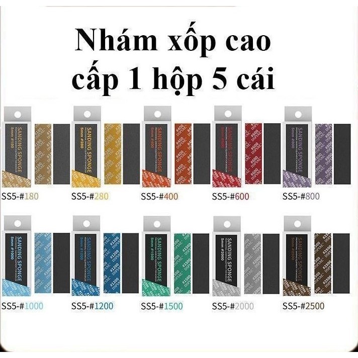 Giấy nhám xốp DSPIAE SS2 và SS3 series (1 hộp 5 cái ) - NHÀ PHÂN PHỐI ...