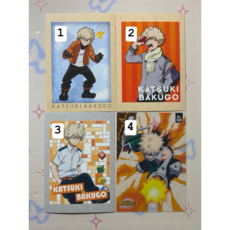 Card Katsuki Bakugo MHA | Shopee Việt Nam