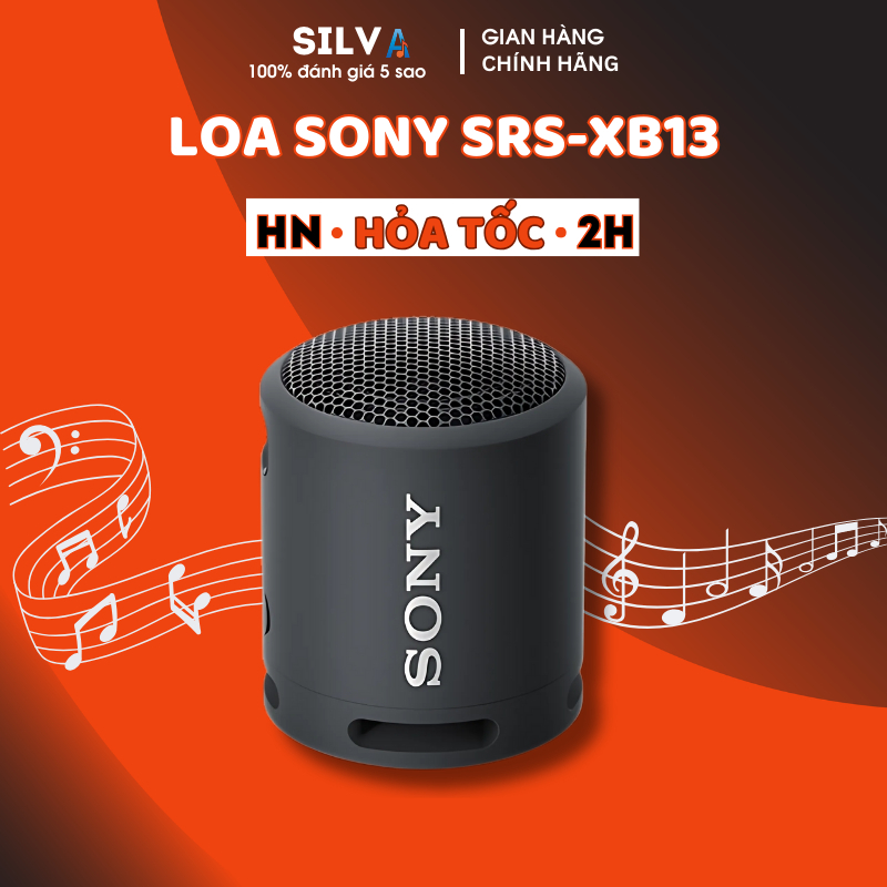 Loa Bluetooth Sony SRS-XB13 Giá Tốt Âm Bass Mạnh Mẽ Chống Nước IP67 Chơi Nhạc 16H - Kết Nối 2 ...