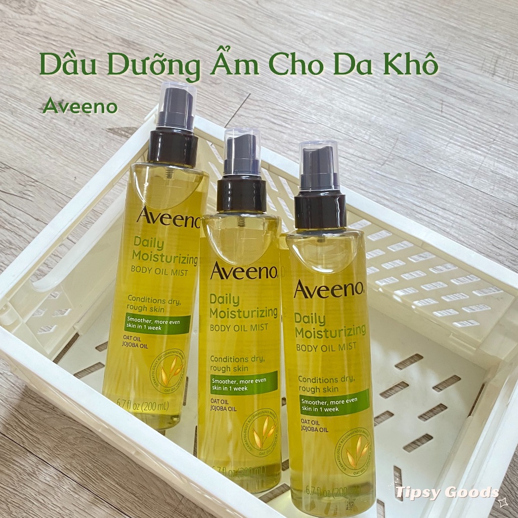 [SẴN] Dầu Dưỡng Căng Bóng Da Aveeno Giúp Da Glowy Và Cấp Ẩm Chiết Xuất ...