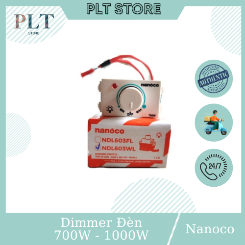 Điều Chỉnh Độ Sáng Đèn, Dimmer Đèn 700W - 1000W Dòng Wide Nanoco ...