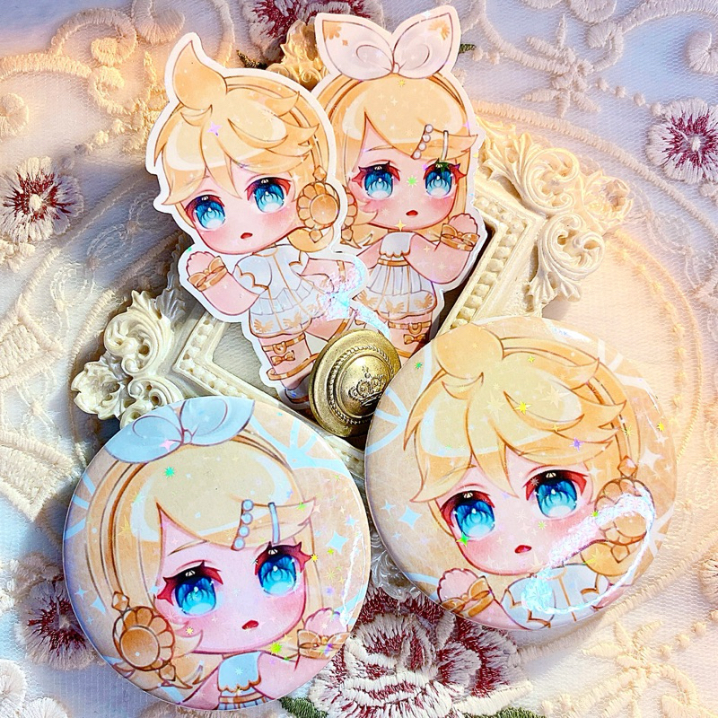 Shikishi, Huy hiệu, Sticker - Kagamine Rin & Len Symphony 2024 ...