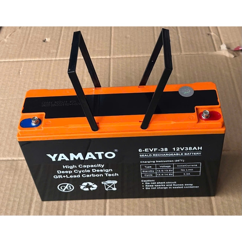 Ắc Quy Xe Máy Điện YAMATO 6-EVF-38 (12V-38AH ) | Shopee Việt Nam