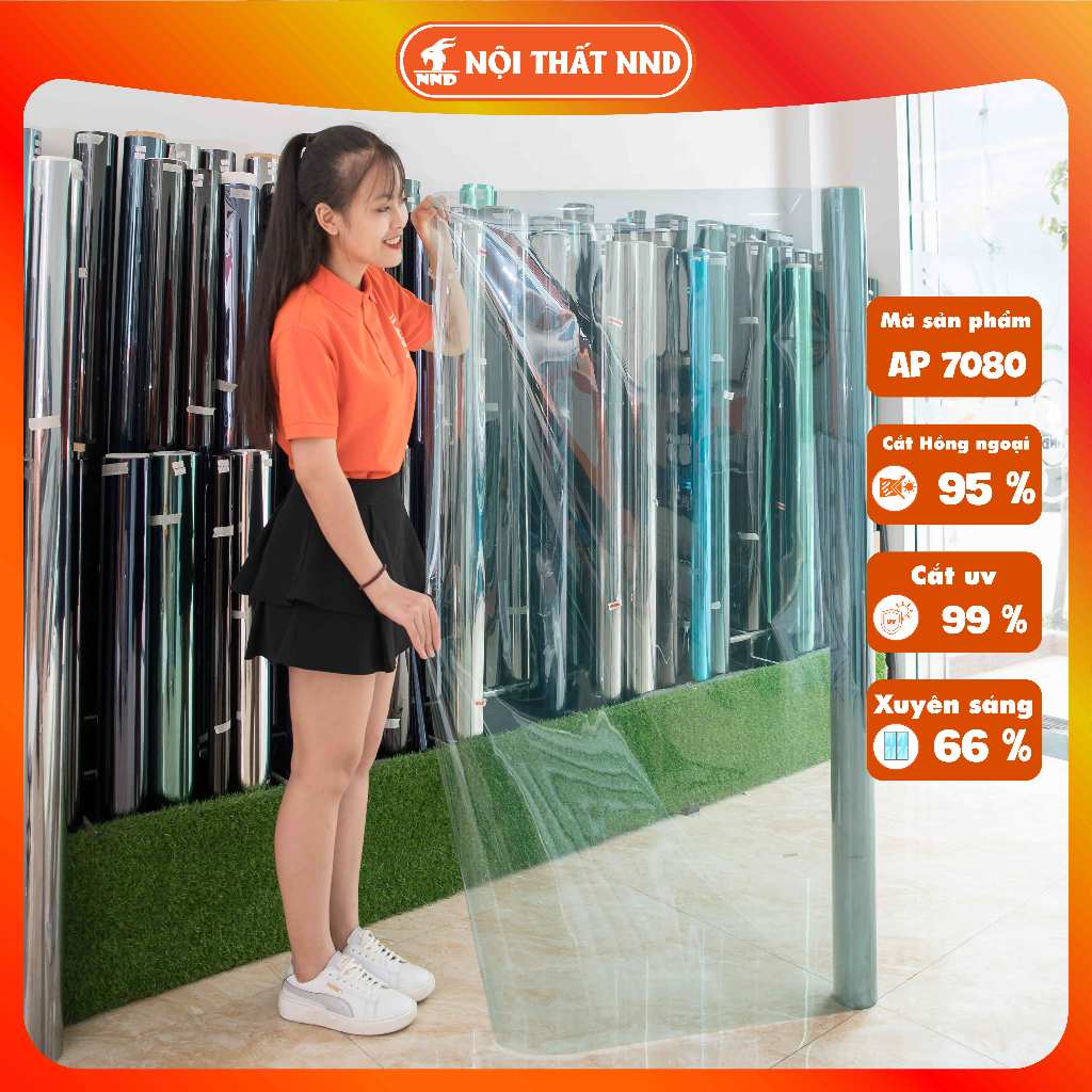 Phim cách nhiệt Nano Ceramic Hàn Quốc màu trong mã AP 7080 | Shopee ...