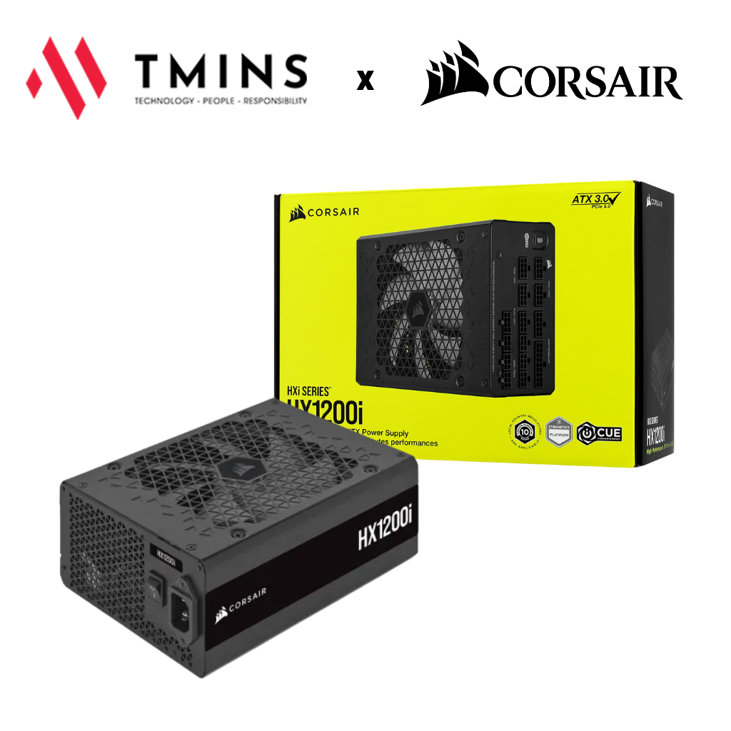 Nguồn máy tính Corsair HX1000i, HX1200i, HX1500i 2023 ATX 3.1 & PCIe 5.1 - 80 Plus Platinum ...